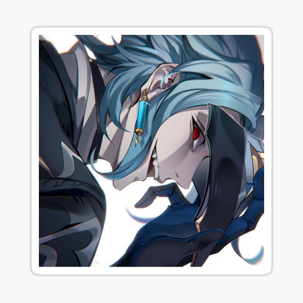 "Il Dottore Genshin Impact Fanart Fatui Kunst" Sticker von Aghla ...