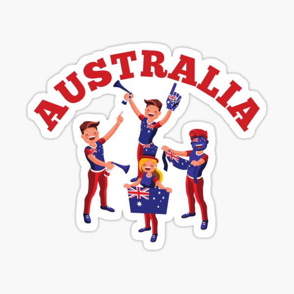 "Team Australia Decal" Sticker for Sale by Dekal | Redbubble