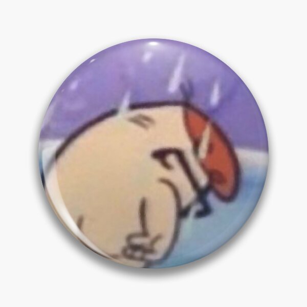 "dexter crying in the shower" Pin for Sale by Ugly Bugs | Redbubble