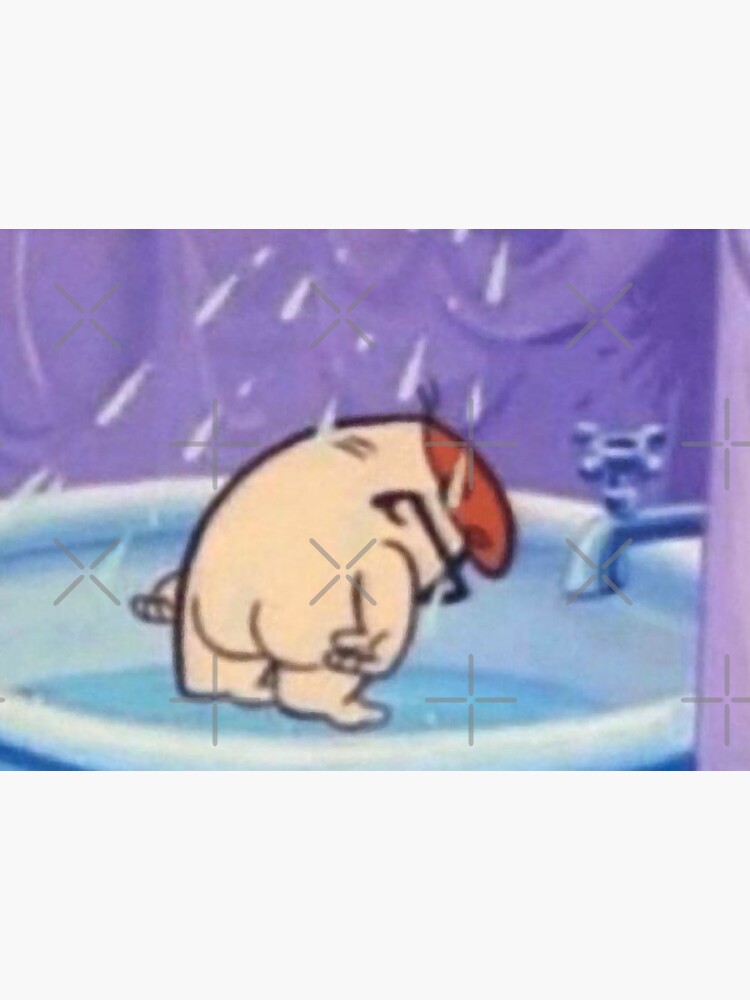 Lámina rígida for Sale con la obra «dexter llorando en la ducha» de ...