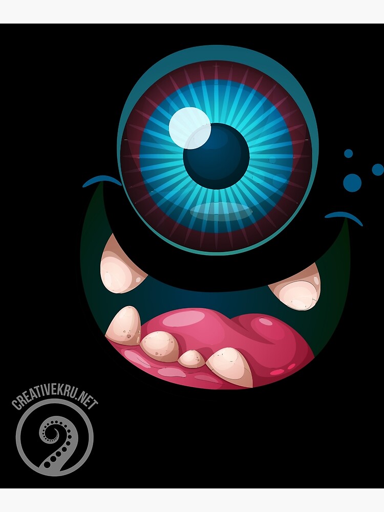 "Funny face" Poster for Sale by Creativekru | Redbubble