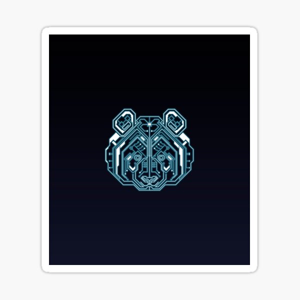 "Panda" Sticker for Sale by RaymondDiaz | Redbubble