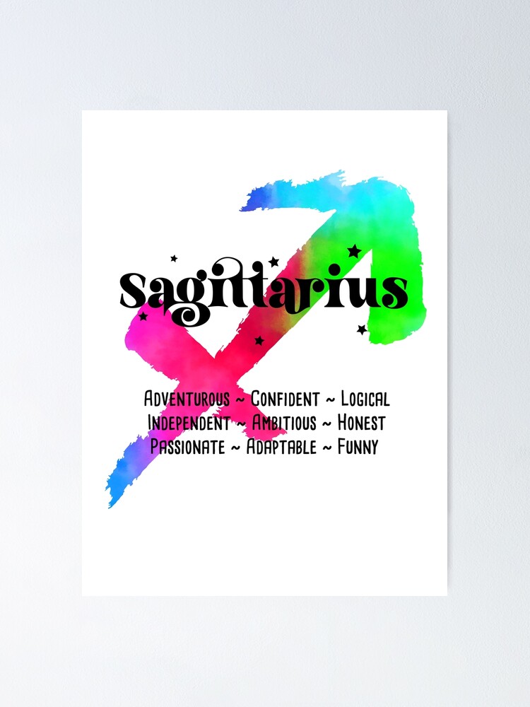 "Sagittarius Zodiac Sign, Watercolor,Sagittarius Traits, Horoscope ...