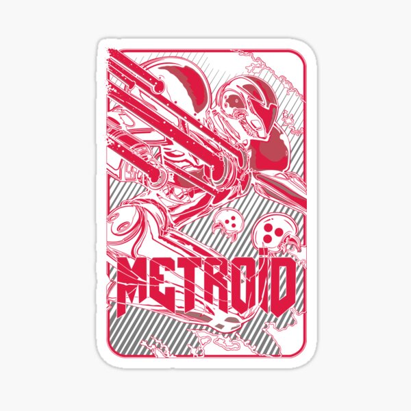 "metroid" Sticker by Mine7 | Redbubble