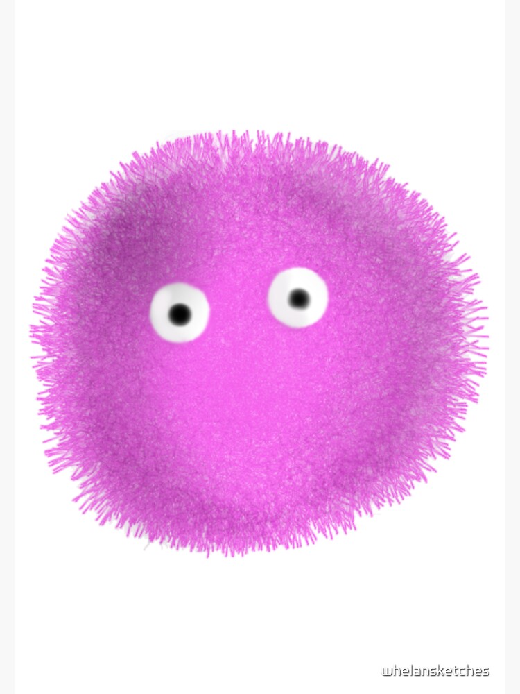 "Fuzz Monster" Sticker for Sale by whelansketches | Redbubble