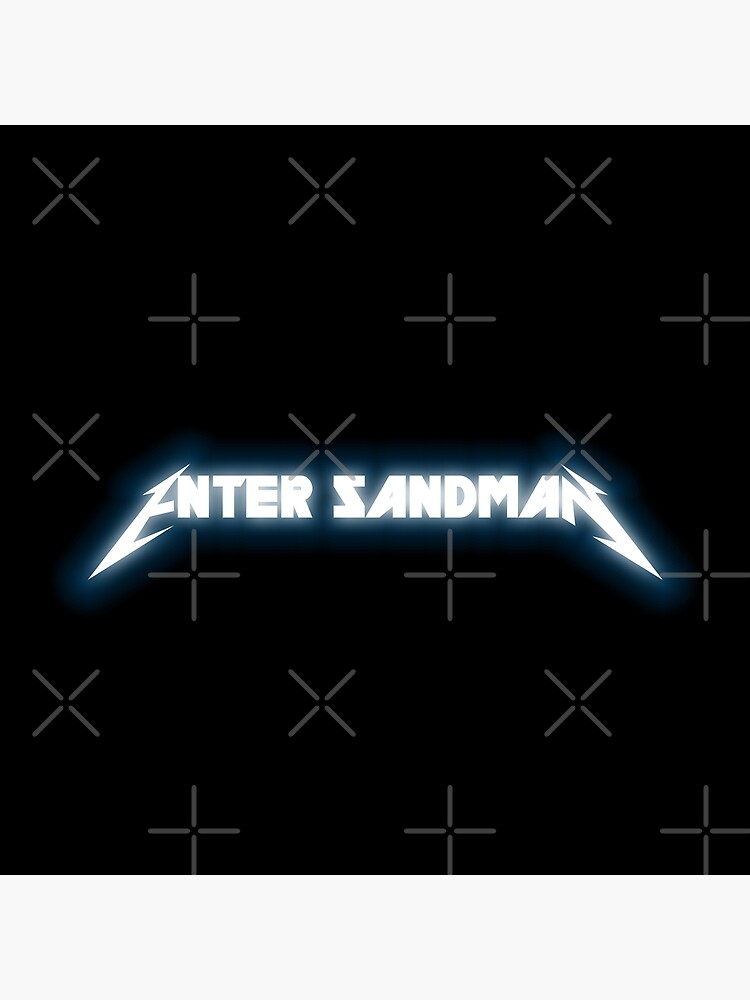 "Enter Sandman (Metallica)" Poster for Sale by leAnomis | Redbubble