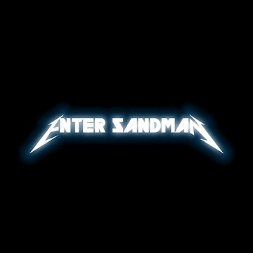 "Enter Sandman (Metallica)" Sticker by leAnomis | Redbubble