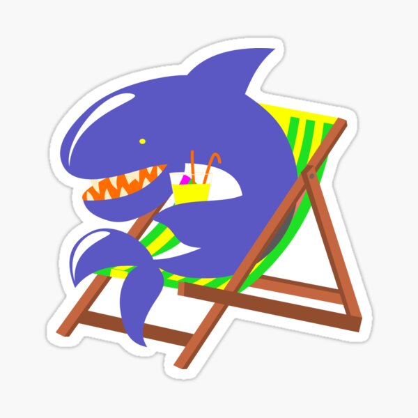 "funny shark" Sticker for Sale by MangoArt1 | Redbubble