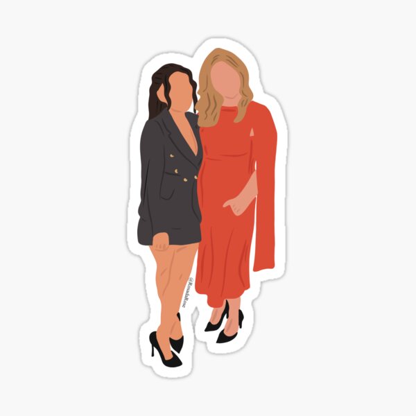 "Janel and Sasha #1" Sticker for Sale by Rosadarose | Redbubble