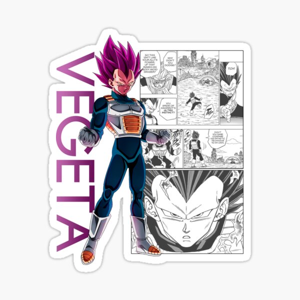 "VEGETA - ULTRA EGO - DRAGON BALL SUPER" Sticker for Sale by ...