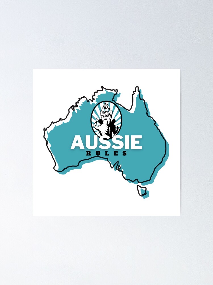 "Australia Rugby Aussie Rules Decal" Poster for Sale by Dekal | Redbubble
