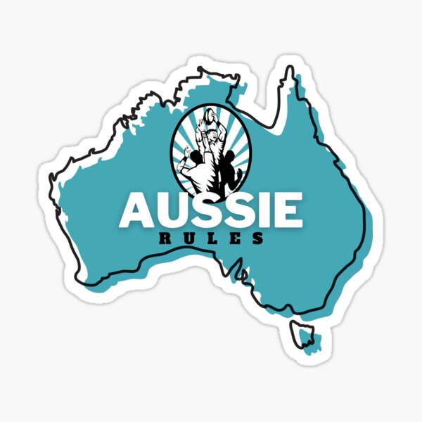 "Australia Rugby Aussie Rules Decal" Sticker for Sale by Dekal | Redbubble