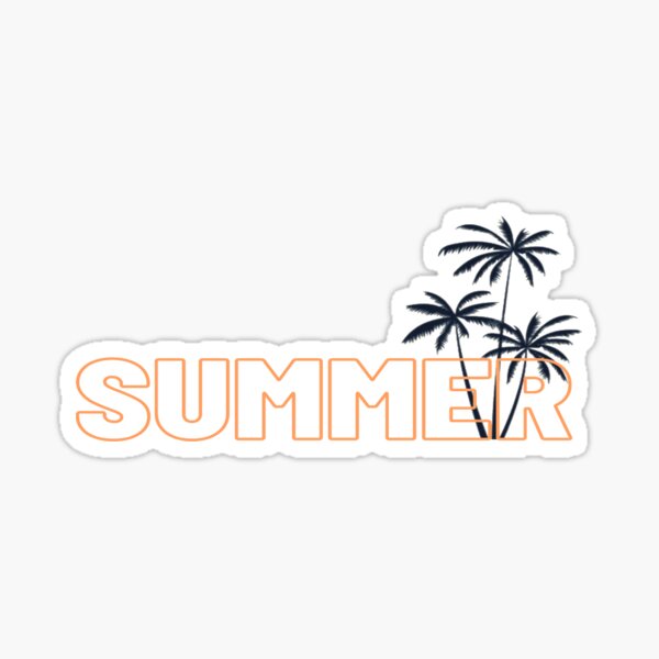 "Summer" Sticker for Sale by KTEINs | Redbubble