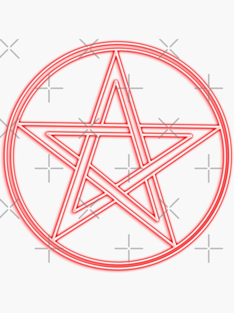 "Red Ritual" Sticker for Sale by LozMac | Redbubble