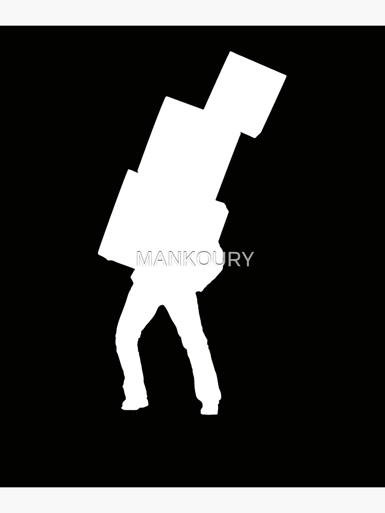 "Box Man delivery boy" Poster for Sale by MANKOURY | Redbubble