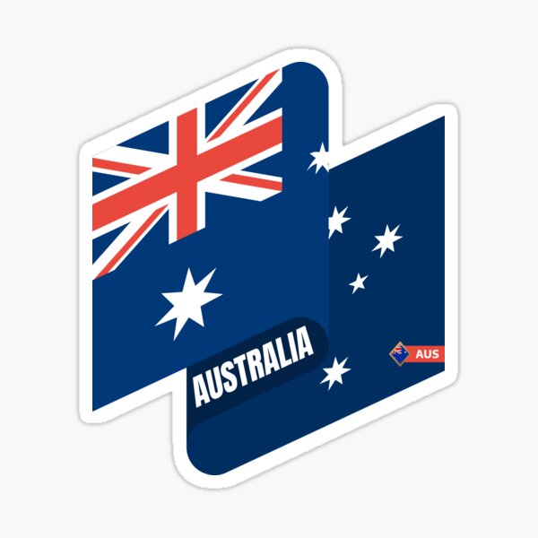 "Australia Flag Decal" Sticker for Sale by Dekal | Redbubble
