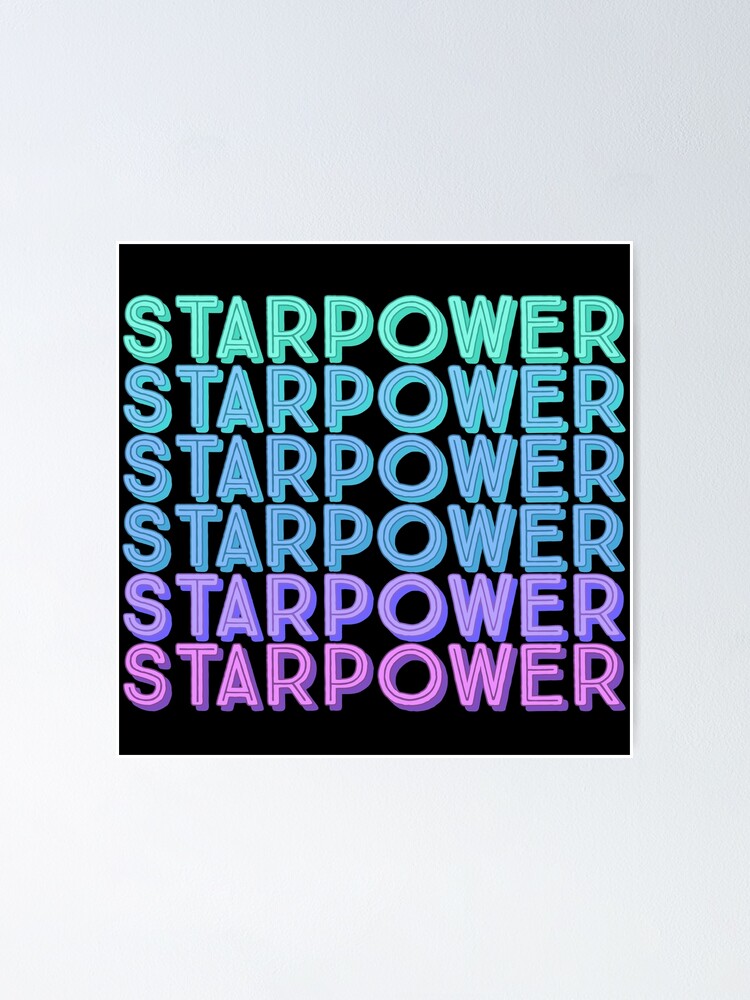 "StarPower - Funny Influential Cool Word Art Typography" Poster for ...