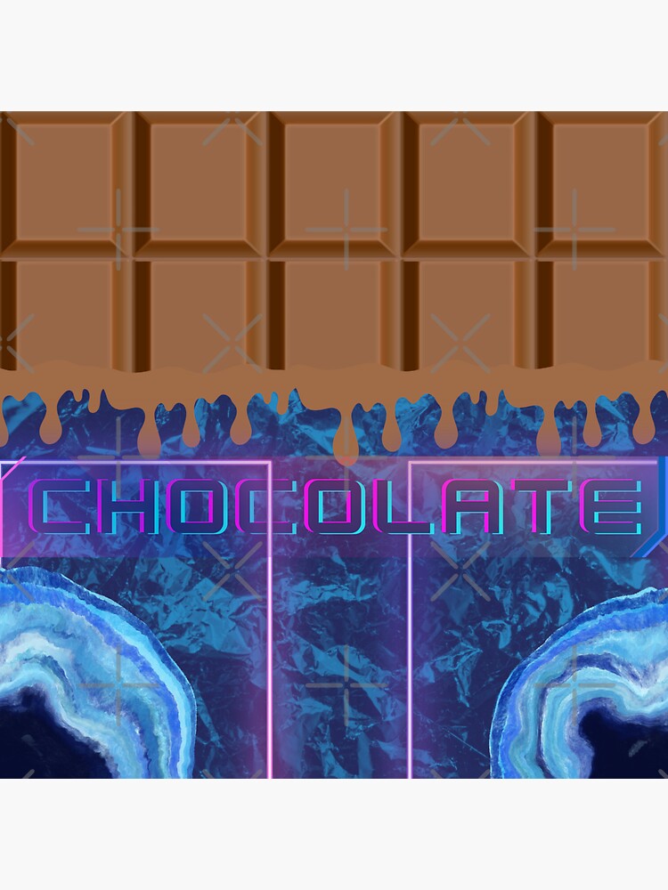 "chocolate bar " Sticker for Sale by weeweekiwi2 | Redbubble