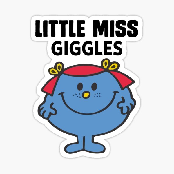 "Little miss giggles" Sticker for Sale by reedae | Redbubble