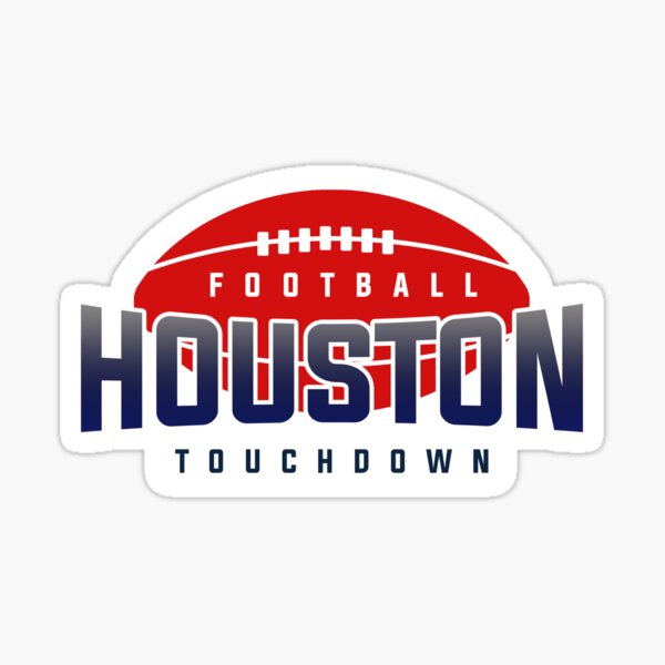 "Houston Football Team" Sticker for Sale by igzine | Redbubble