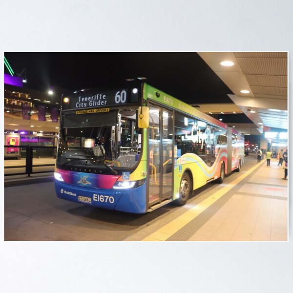 "Rainbow Bus at Bus Station (Cultural Centre, Brisbane, Australia ...