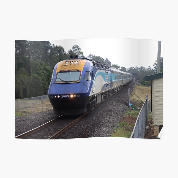 "XPT Passenger Train at Kyogle" Poster for Sale by railtownbusview ...