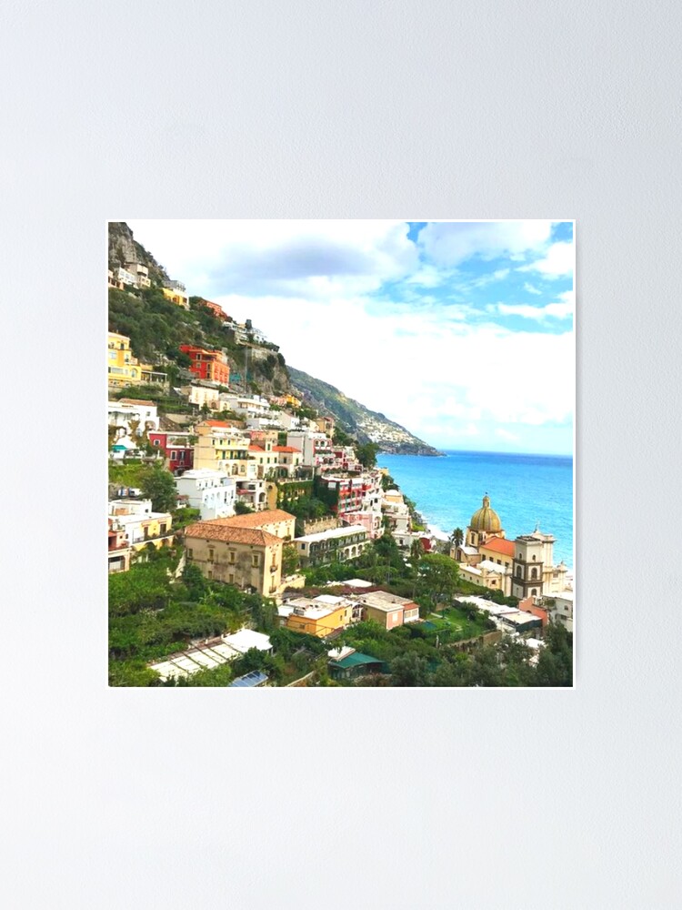 "Amalfi Coast in Positano Italy" Poster for Sale by lets-travel | Redbubble