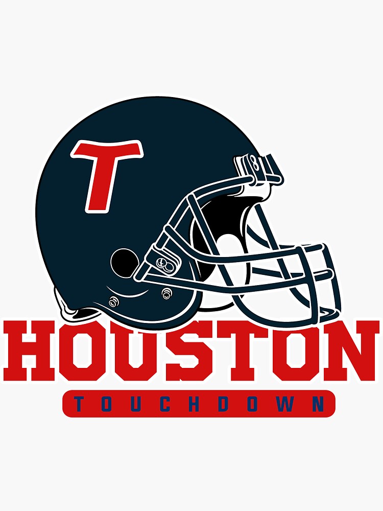 "Houston Football Team" Sticker for Sale by igzine | Redbubble