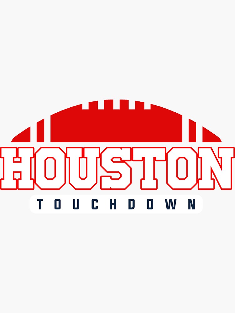 "Houston Football Team" Sticker for Sale by igzine | Redbubble