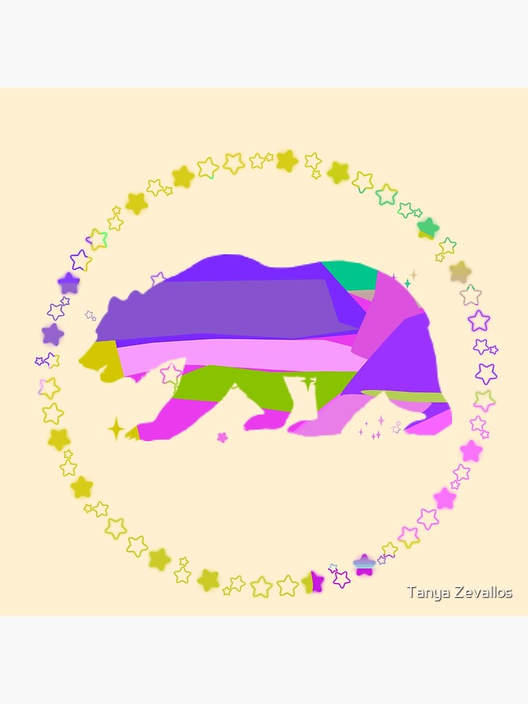 " Star Bear " Poster for Sale by tanyazevallos | Redbubble