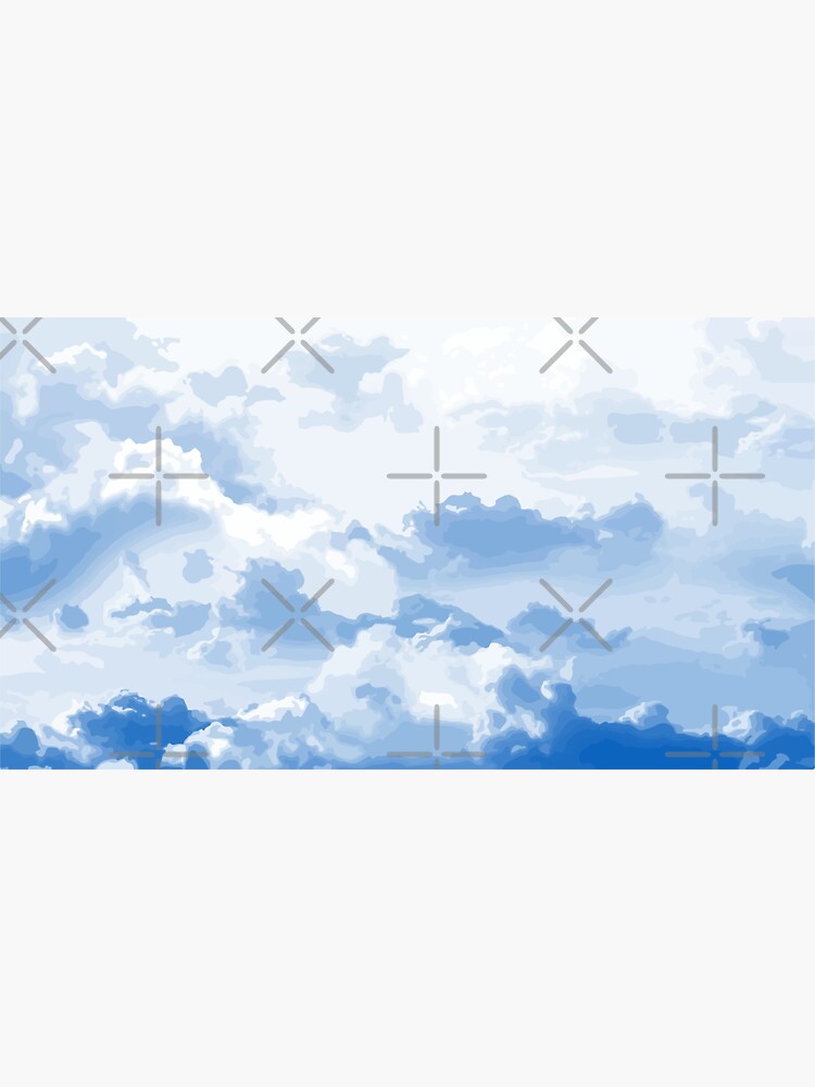 "LoFi Cloudy Sky" Sticker for Sale by DJSK | Redbubble