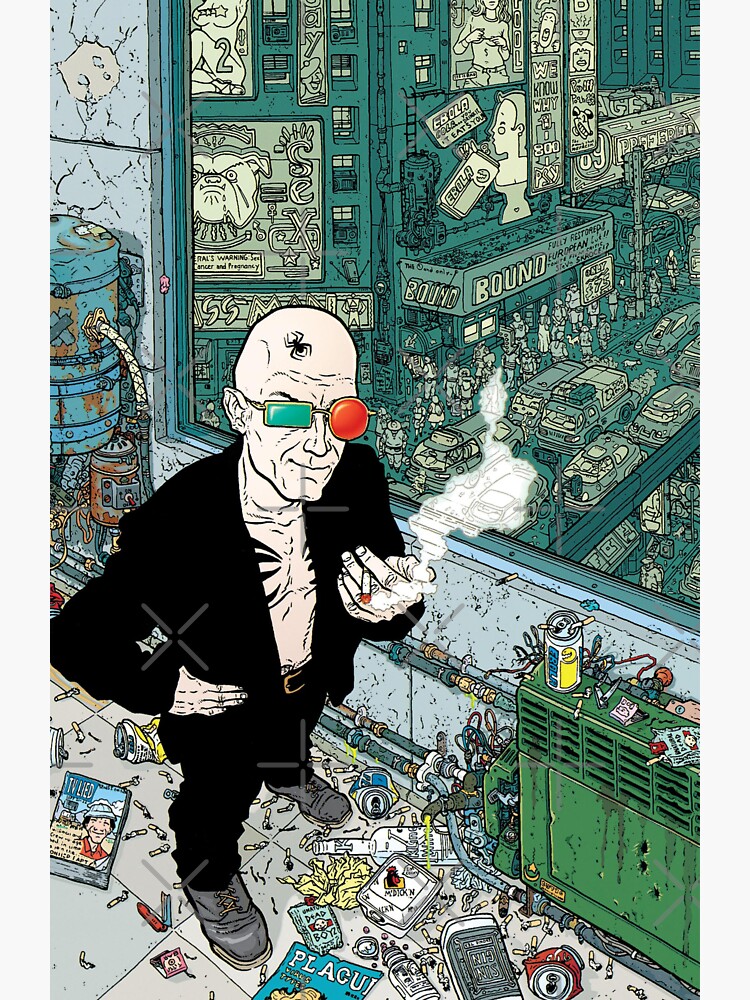 "transmetropolitan,spider jerusalem,cover,geof darrow,revolution,city ...