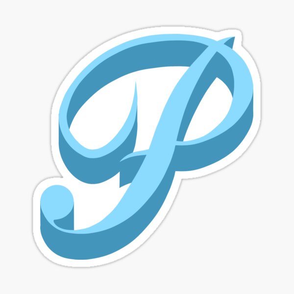 "Letter P" Sticker for Sale by Kalliannaa | Redbubble