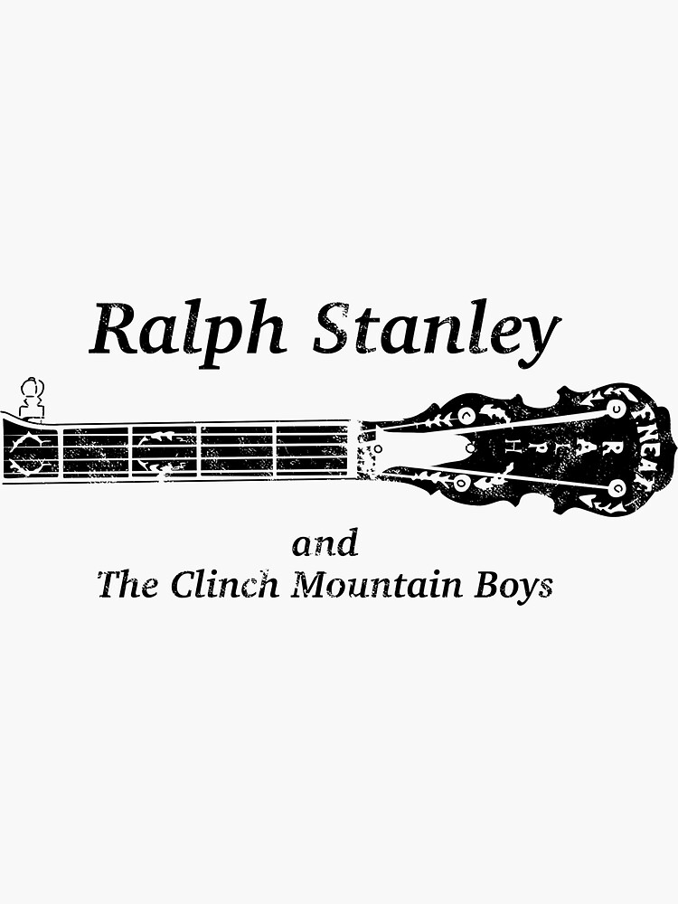 "Vintage Ralph Stanley Logo" Sticker for Sale by RockyTopic | Redbubble