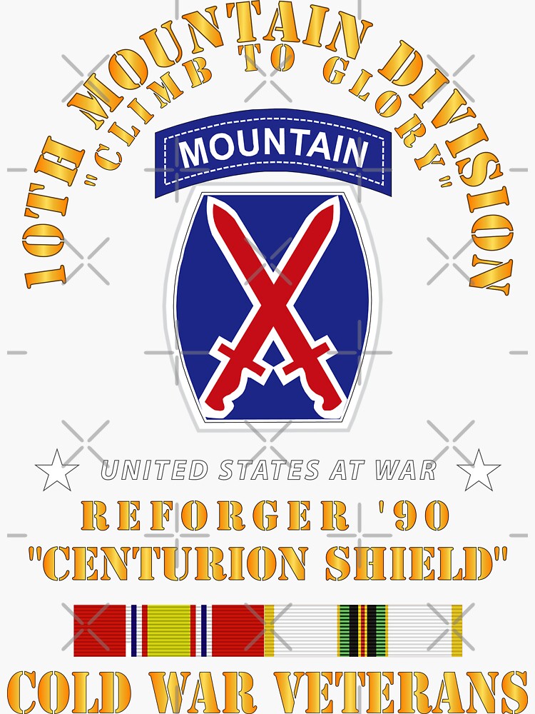 "10th Mountain Division - Climb to Glory - REFORGER 90, CENTURION ...