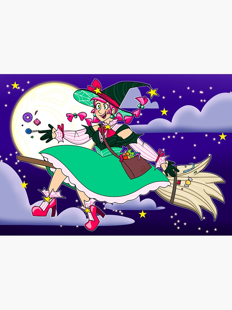 "Candy Witch" Sticker for Sale by keitheaverage | Redbubble