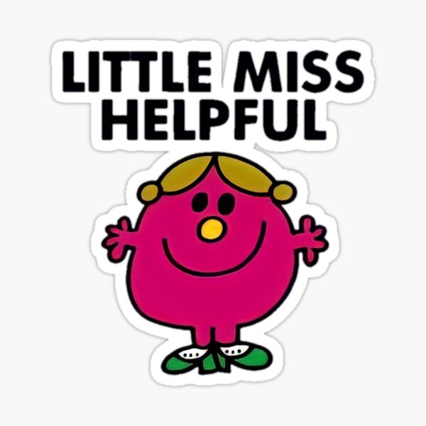 "Helpful" Sticker for Sale by Boudaa | Redbubble