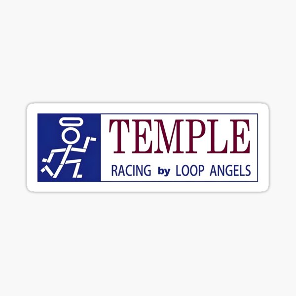 "TEMPLE [LOOP ANGELS]" Sticker by Chanmaxx | Redbubble