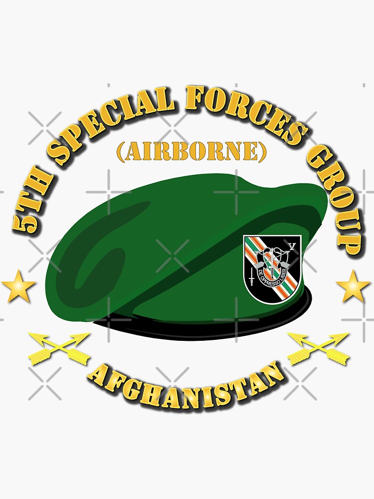 "Emblem - SOF - 5th SFG Beret - Afghanistan" Sticker for Sale by ...