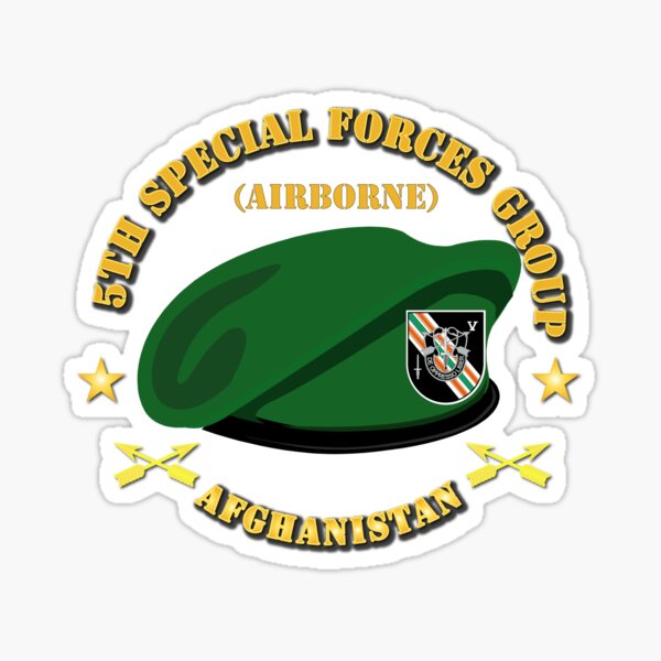 "Emblem - SOF - 5th SFG Beret - Afghanistan" Sticker for Sale by ...