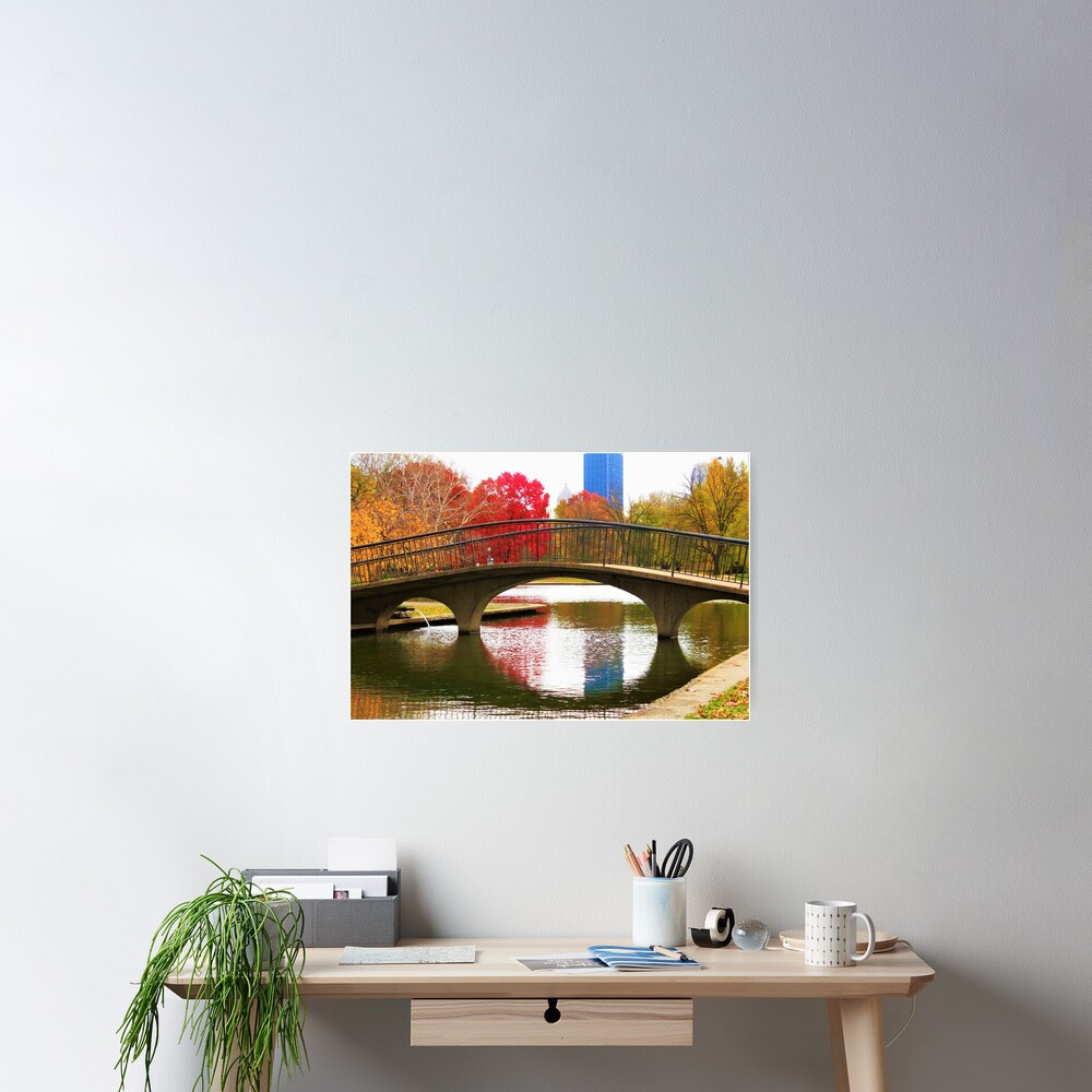 "Fall in West park" Poster for Sale by picsbysusan | Redbubble