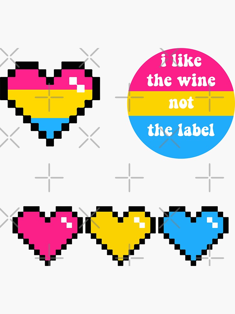 " Pansexual Aesthetic Pride" Sticker for Sale by andro-designs | Redbubble