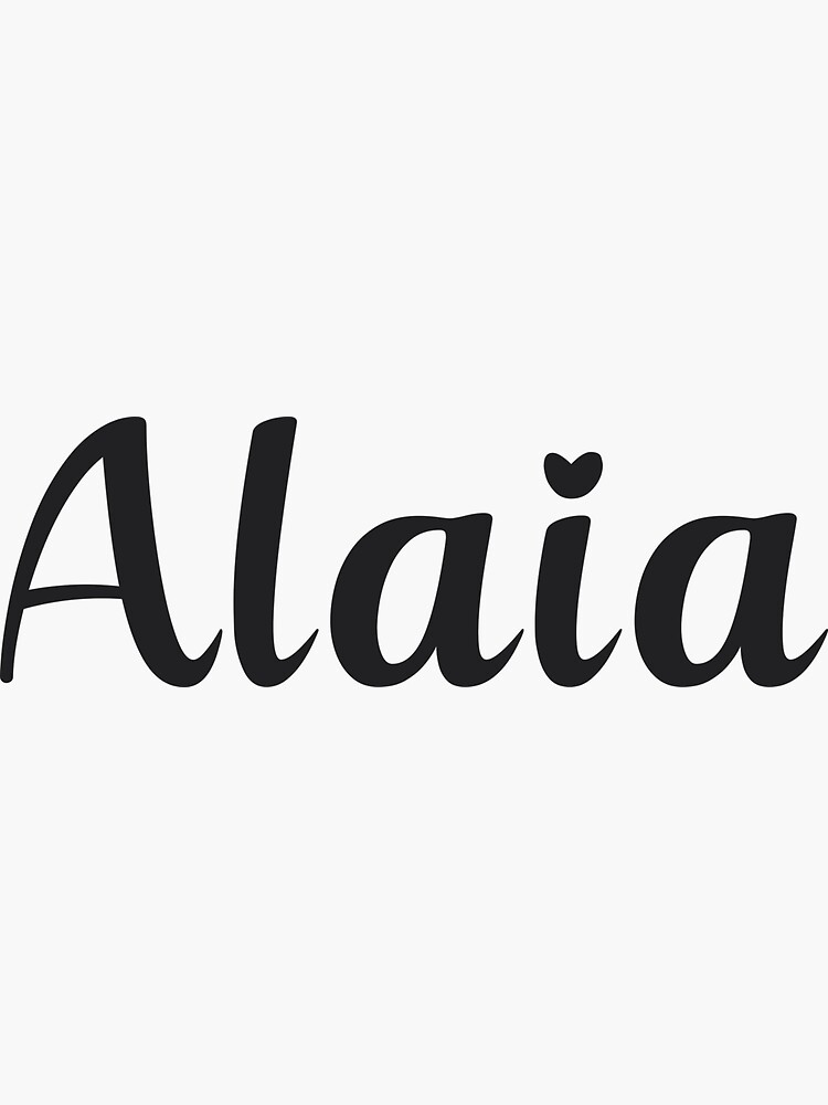 "Alaia" Sticker for Sale by 99Posters | Redbubble