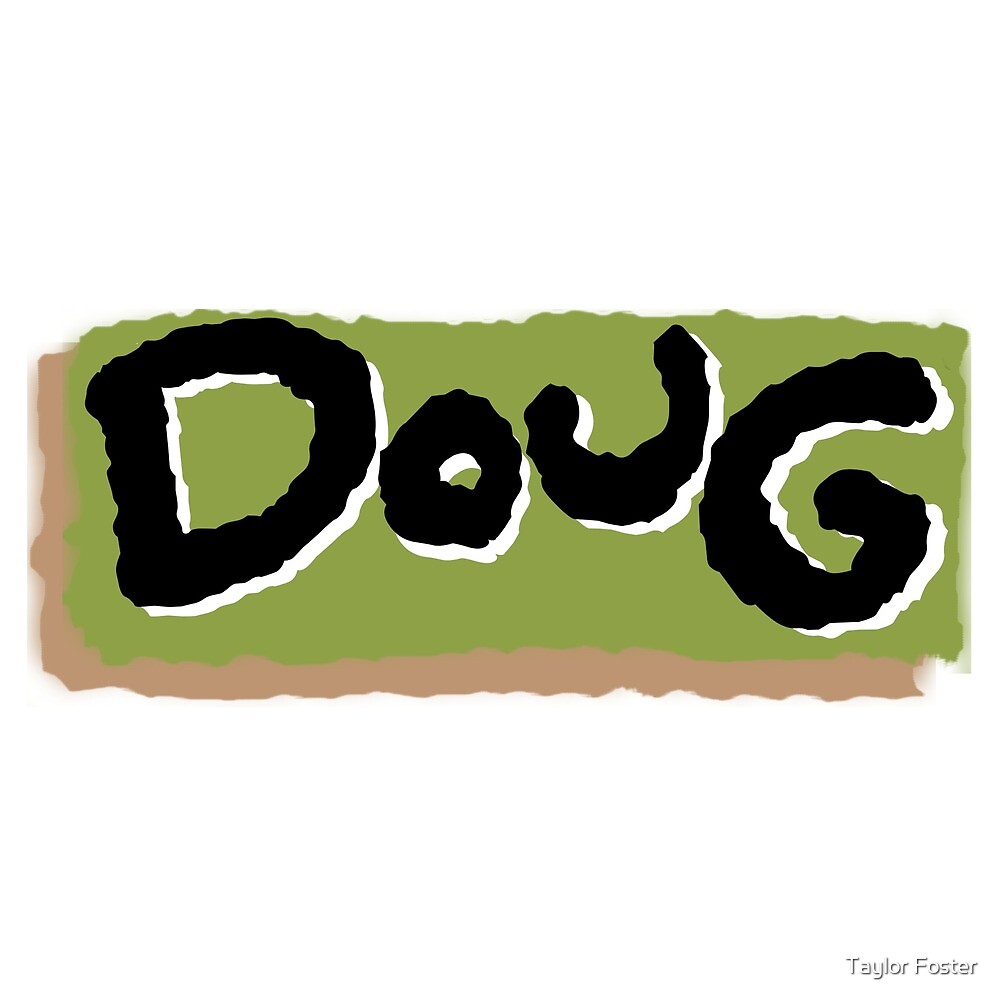 "Doug's Logo Design" by Taylor Foster | Redbubble