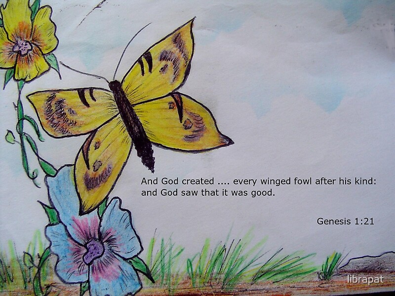 "God Created Every Living Creature" by librapat | Redbubble