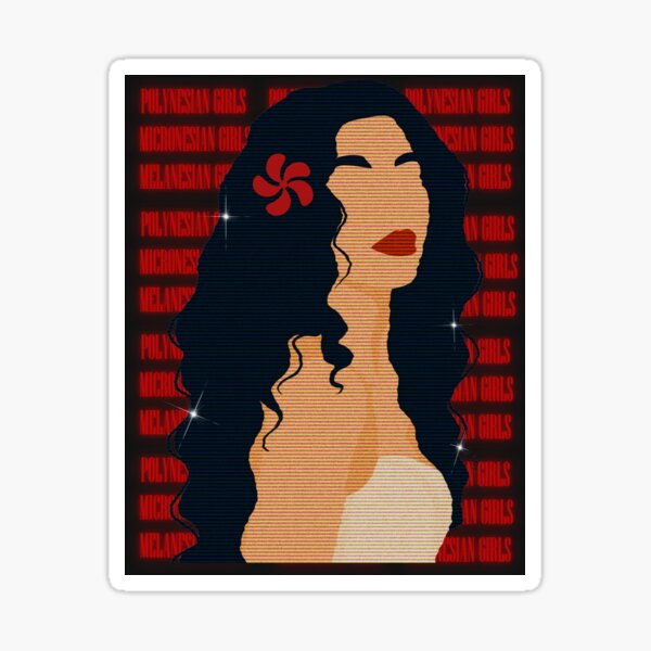 "Polynesian, Micronesian, Melanesian girls" Sticker for Sale by ...