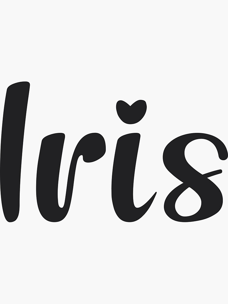"Iris" Sticker for Sale by 99Posters | Redbubble