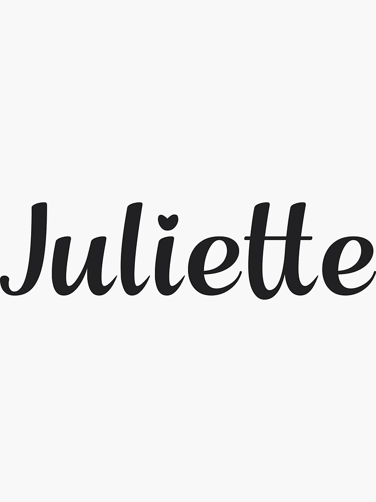 "Juliette" Sticker for Sale by 99Posters | Redbubble