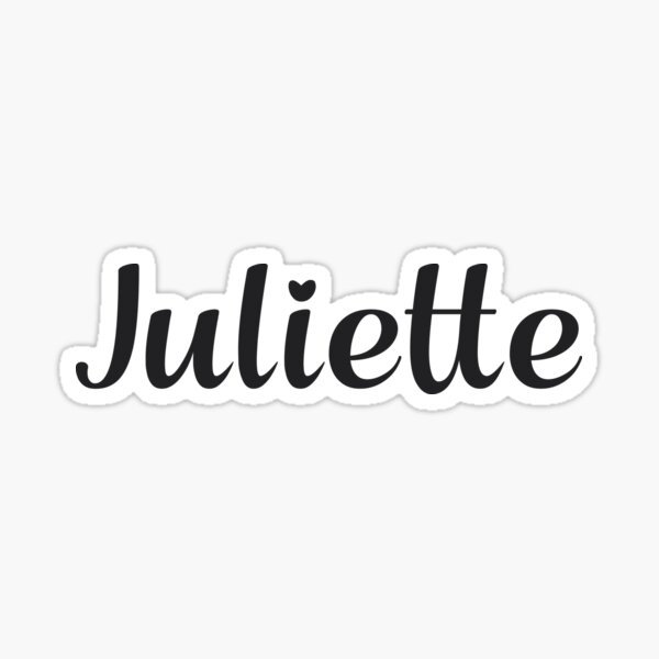 "Juliette" Sticker for Sale by 99Posters | Redbubble