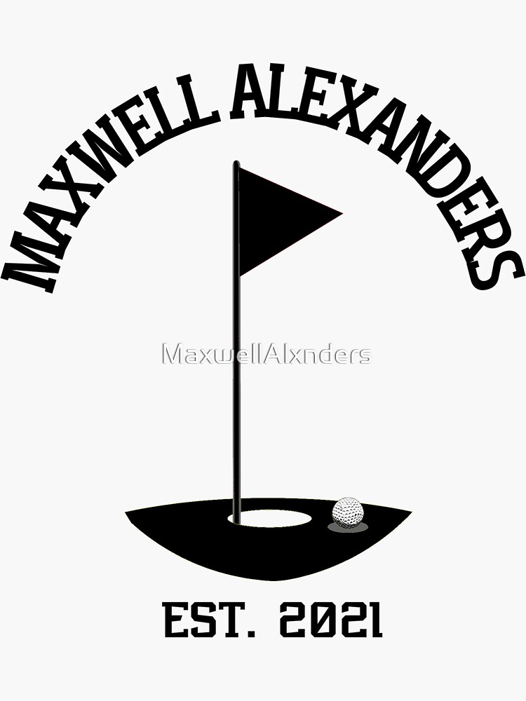 "Maxwell Alexanders Golf Approach" Sticker for Sale by MaxwellAlxnders ...